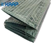 China 50x50 Welded Wire Mesh Defensive Barrier Gabion Wall for sale