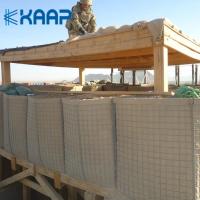 China Geotextile Lined Galfan Wire 4mm Military Barrier for sale