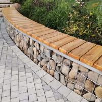 China Public Street Bench Galvanised 3mm Welded Mesh Gabion for sale