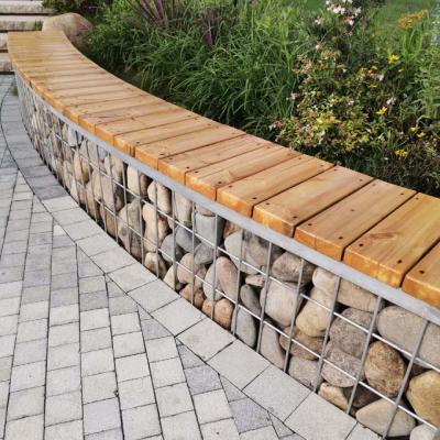 China Public Street Bench Galvanised 3mm Welded Mesh Gabion for sale