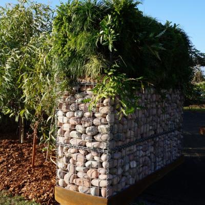 China DIY Landscape Construction 8mm Galvanised Gabion Baskets for sale