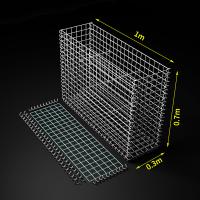 China 50x50mm Galvanized Welded Steel Gabion Cage for sale