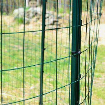 China 100X120mm Steel Bwg17 Pvc Welded Wire Mesh for sale