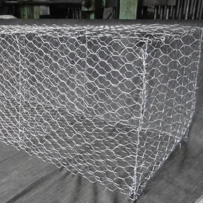 China 2.7mm Diameter Hexagonal Wire Mesh Woven Gabion Baskets for sale