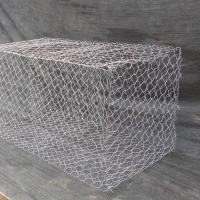 China 6x2x0.3m Flood Control Woven Gabion Basket Retaining Wall for sale