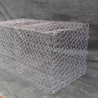 China 6x2x0.3m Flood Control Woven Gabion Basket Retaining Wall for sale