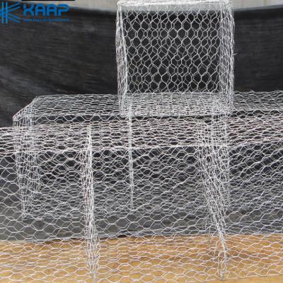 China Galvanized 2.7mm Galfan Gabion Cage For Roadway Protection for sale