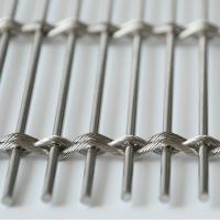 China Aluminum Wall Cladding 2.0mm Decorative Wire Mesh 6x8cm for sale