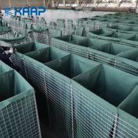 China Military Welded Mesh Gabion 50x50mm Hesco Barrier for sale