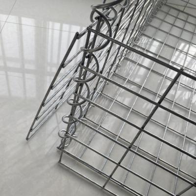 China 76.2x76.2mm Decorative 1x1x1m Galvanised Gabion Baskets for sale