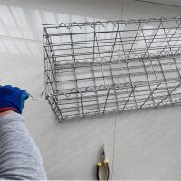 China 4mm Square Garden Welded Mesh Gabion Ss304 1x1x1m for sale