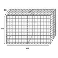 China Galvanized Garden Fence Steel Gabion Cages For Retaining Wall for sale