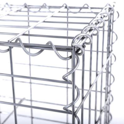 China Steel Cage 50*100mm Galfan Stone Gabion Retaining Wall for sale