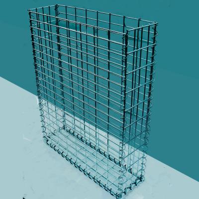 China Anti Rust Square Hole Welded Gabion Basket Mesh for sale