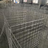 China 76.2x76.2mm Galfan Coated Defensive Hesco Bag for sale
