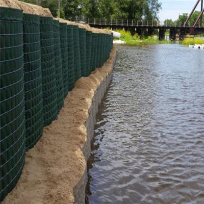 China 1m Length Galfan Coated Gabion Hesco Fence for sale