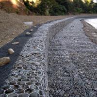 China 6x2x0.17m Galvanized Wire  2.0mm Woven Gabion Baskets for sale