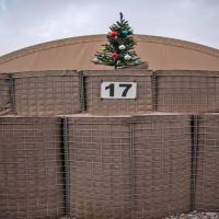 China Welded 4mm Q195 Gabion Noise Barrier Wall For Military Defense for sale