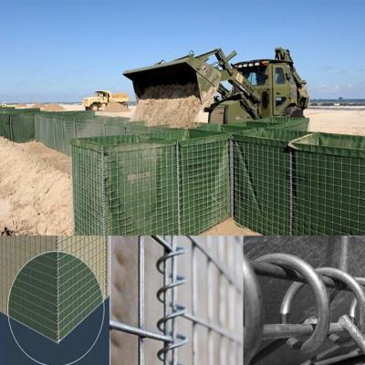 China Galvanized Military Mil7 6mm Hesco Containers for sale