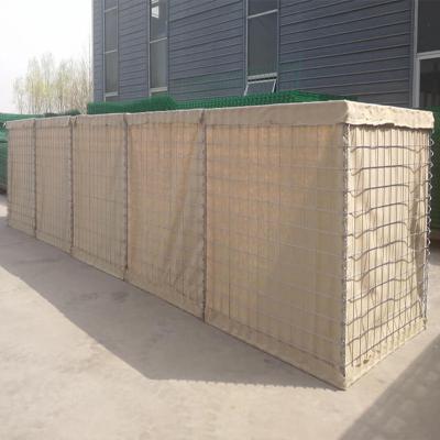 China Welded Gabion Military Fortification Flood Control Hesco Blast Walls for sale