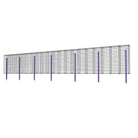China Debris Prevent Hdpe Lightweight 3mm Decorative Metal Mesh Screen for sale