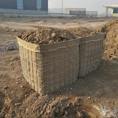 China Welded Gabion Box Flood Military Bastion Galfan Defensive Barrier for sale