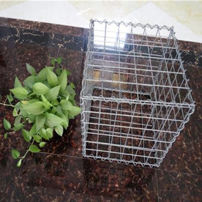 China 1m*0.5m*0.3m Galvanized Gabion Wall Mesh For Flood Protective for sale