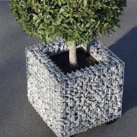 China Pvc Coated 5mm 50x50mm ISO Rock Cage Retaining Wall for sale