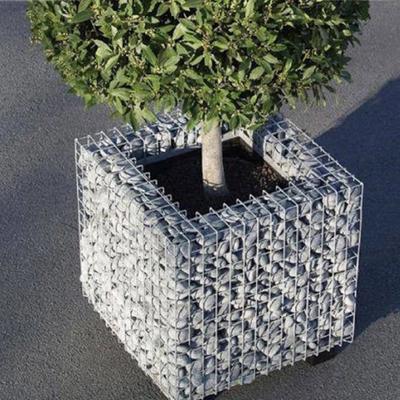 China Pvc Coated 5mm 50x50mm ISO Rock Cage Retaining Wall for sale