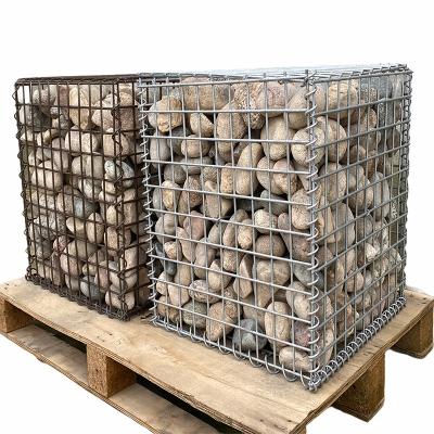 China Galvanized 4mm 4.5mm Gabion Mesh 2m X 1m X 1m 2x1x0.5m for sale