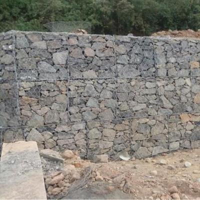 China Galvanization 60x80mm 3mm Welded Gabion Baskets for sale