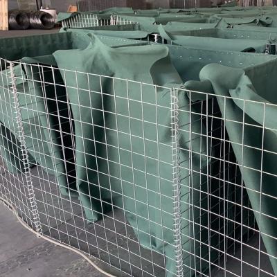 China Protective Gabion Baskets Galvanised 0.3m Width Defensive Barrier for sale