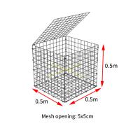 China Decoration 4mm Galfan Welded Mesh Gabion Cage for sale