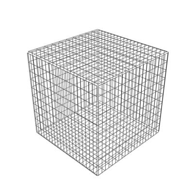 China Zinc Coated 60g/M2 Welded Gabion Wire Baskets 10x10cm for sale