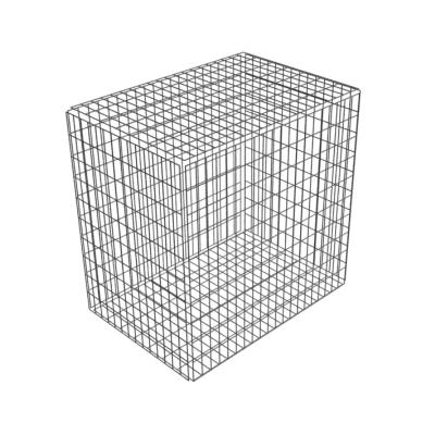 China 5X5cm Galvanized Gabion Wall Mesh Zinc Coated 245g/M2 for sale