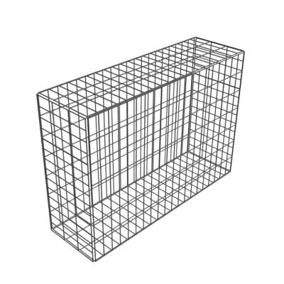 China 2x0.5x1.2m Galfan 5mm Welded Mesh Gabion Stone Fence for sale