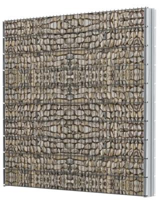 China 1x0.2x1m Heavy Duty Galvanized 4mm Welded Mesh Gabion Baskets for sale