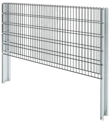 China 2x0.2x1.8m Galfan Coated 4mm Welded Gabion Garden Fence for sale