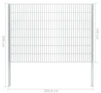 China 2x0.2x2m Galfan Zinc 95% Al 5% 4mm Welded Gabion Baskets for sale