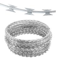 China Galvanize Bto-30 Army Safe Concertina Barbed Tape Razor Wire for sale