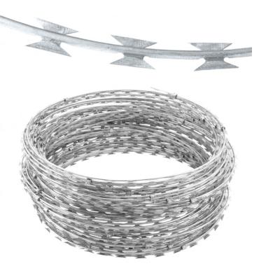 China Galvanize Bto-30 Army Safe Concertina Barbed Tape Razor Wire for sale