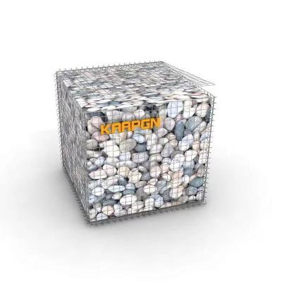 China Decorative 4mm Galvanization 1x1x1m Welded Gabion Box for sale
