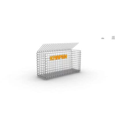 China 1.0x1.0x0.3m Heavy Duty 4mm Galvanized Gabion Box for sale