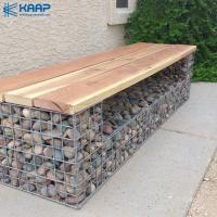 China Retaining Wall Fence On Top Welded 50x100mm Galvanized Gabion Baskets Bench for sale