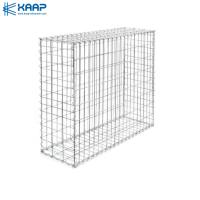 China Decoration Galvanized 5mm Steel Gabion Cages 2*1*0.5m for sale