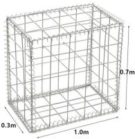 China 1x0.3x0.7m Corrosion Resistance Welded Mesh Gabion 5mm for sale