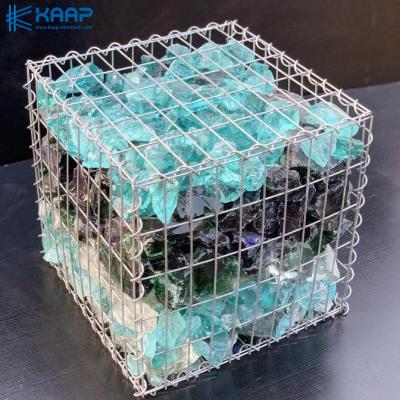 China 3mm Customizable Welded Mesh Gabion Wall 5x10cm for sale