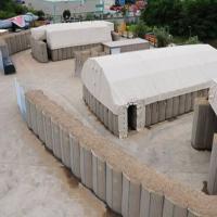 China Galvanised Military 0.3m Height Defence Barrier Hesco Cage Welded Type for sale