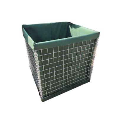 China 3mm Hot Dip Galvanized Welded Gabion Baskets Military Flood Control Wall for sale