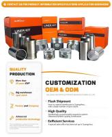 China High Quality Heatspin Diesel Engine Parts 4HE1/4HE1T Cylinder Liner Isuzu Chromed Sleeve 8-97176-723-0/724-0/725-0 115mm for sale